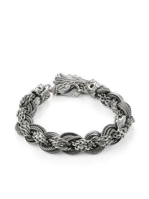 Emanuele Bicocchi Round Braid Bracelet - Silver