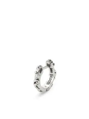 Emanuele Bicocchi Arabesque Hoop Earring - Silver