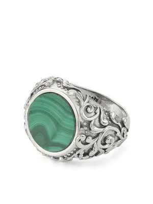 Emanuele Bicocchi Arabesque Malachite Ring