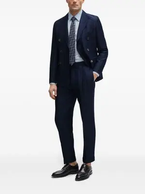 BOSS Pleated Tapered Trousers
