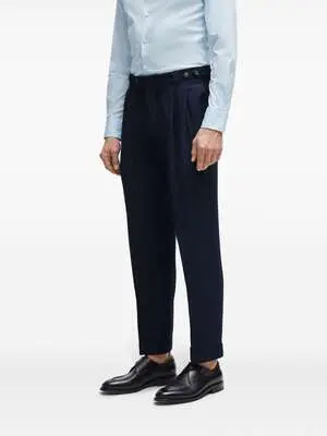 BOSS Pleated Tapered Trousers