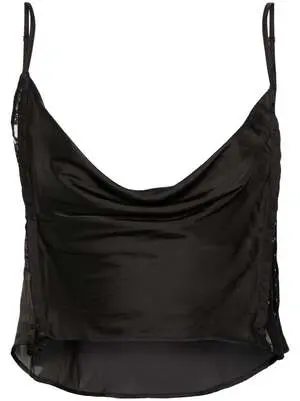 Y/project Sheer-lace Draped Top