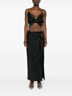 Y/project Sheer-lace Draped Top