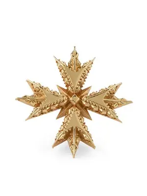 Emanuele Bicocchi Crest Brooch - Gold