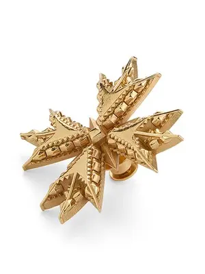 Emanuele Bicocchi Crest Brooch - Gold