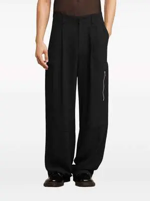 AMI Paris Tailored Wide-leg Trousers