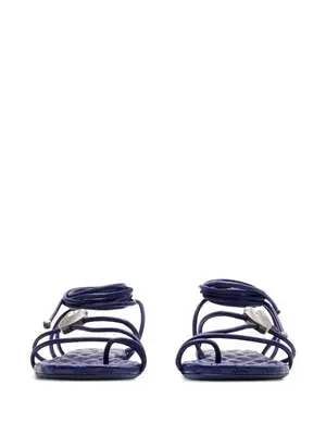 Burberry Ivy Shield Leather Sandals