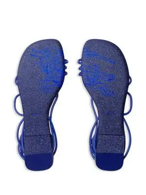 Burberry Ivy Shield Leather Sandals