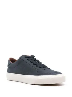 Moncler Monclub Leather Sneakers - Blue