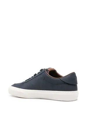 Moncler Monclub Leather Sneakers - Blue