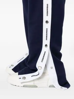 Dsquared2 Burbs Logo-tape Track Pants - Blue