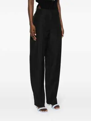 Alexander Wang Slit-detail Tapered Trousers