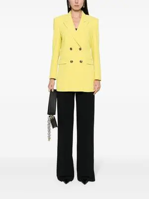 Elisabetta Franchi Double-breasted Blazer - Yellow