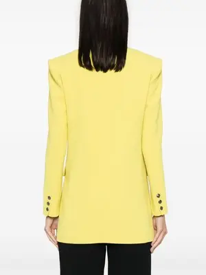 Elisabetta Franchi Double-breasted Blazer - Yellow