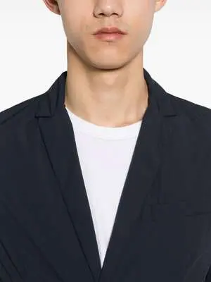 Herno Light Matt Crepe Blazer - Blue