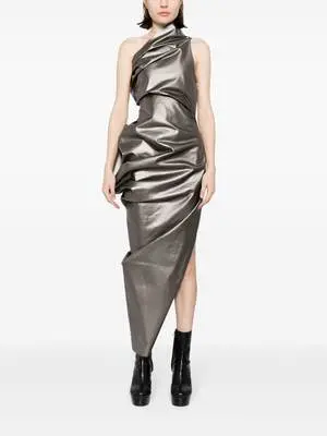 Rick Owens Walrus Metallic-effect Maxi Dress