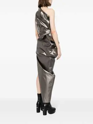 Rick Owens Walrus Metallic-effect Maxi Dress