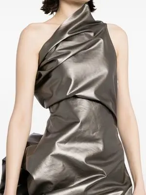 Rick Owens Walrus Metallic-effect Maxi Dress