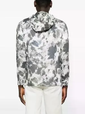 Kiton Abstract-print Linen Jacket