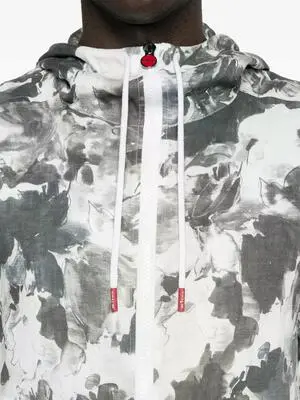 Kiton Abstract-print Linen Jacket
