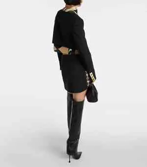 Emilio Pucci Vivara Cropped Wool-blend Jacket