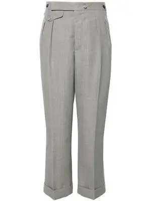 Victoria Beckham High-waist Tailored Trousers - Grey