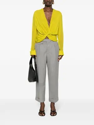 Victoria Beckham High-waist Tailored Trousers - Grey
