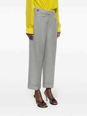 Victoria Beckham High-waist Tailored Trousers - Grey