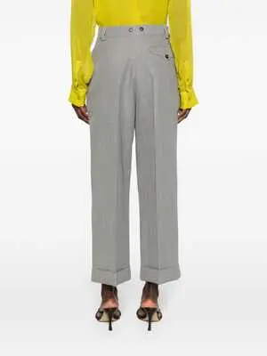 Victoria Beckham High-waist Tailored Trousers - Grey
