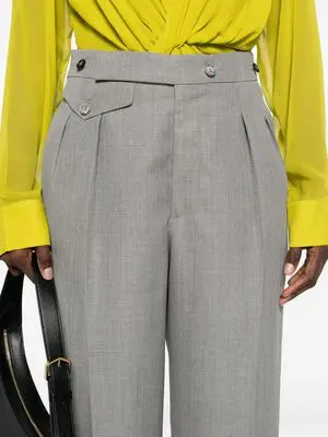 Victoria Beckham High-waist Tailored Trousers - Grey