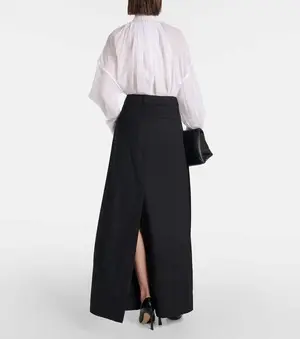 Victoria Beckham Wool-blend Maxi Skirt