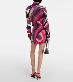 Emilio Pucci Iride Printed Silk Miniskirt - Multicoloured