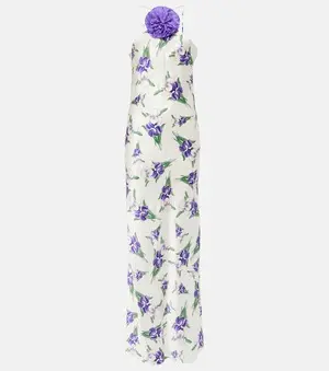 Appliquéd Floral Evening Gowns