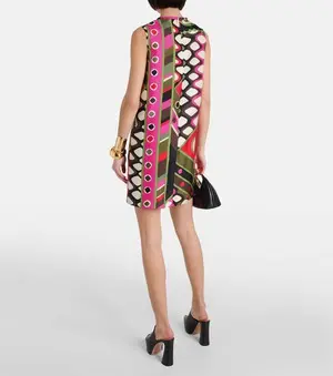Emilio Pucci Vivara Printed Silk Minidress