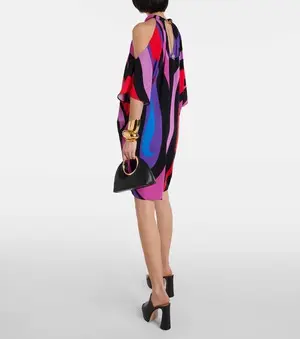 Emilio Pucci Marmo Draped Jersey Kaftan