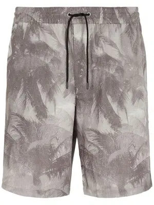 Emporio Armani Graphic-print Track Shorts