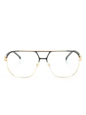 Carrera Eyewear Navigator-frame Glasses - Gold