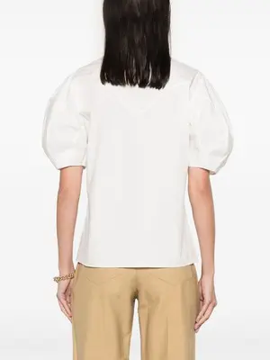 Chloé Embroidery-detail Poplin Shirt