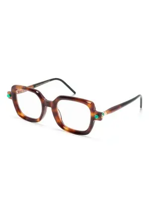 KUBORAUM P4 Hs Square-frame Glasses