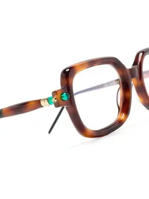 KUBORAUM P4 Hs Square-frame Glasses