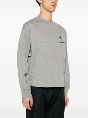 Moncler Logo Appliqué Cotton Sweatshirt