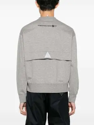 Moncler Logo Appliqué Cotton Sweatshirt