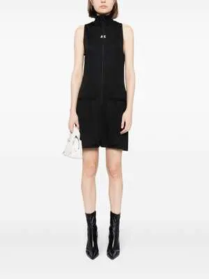 COURREGES Interlock Logo-embroidered Minidress