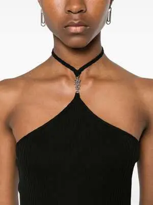 Amiri Logo-plaque Midi Dress