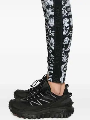 Off-White Tattoo-print Performance Leggings