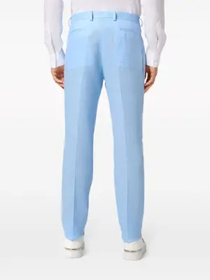 Philipp Plein Linen Tailored Trousers