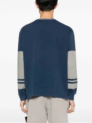 Stone Island Logo-print Cotton Sweatshirt