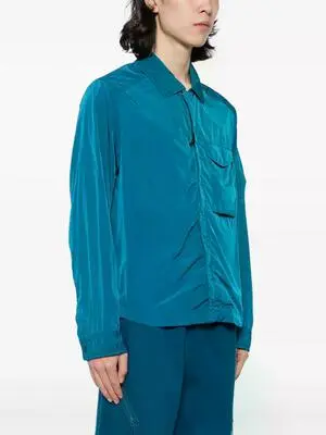 C.P. COMPANY Chrome-r Lens-detail Shirt Jacket - Blue
