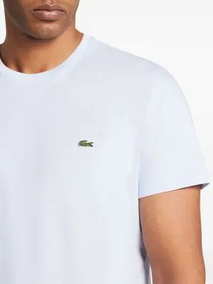 Lacoste Logo-patch Cotton T-shirt - Blue