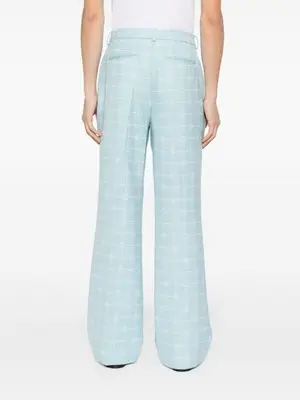 Casablanca Logo Windowpane Straight Trousers